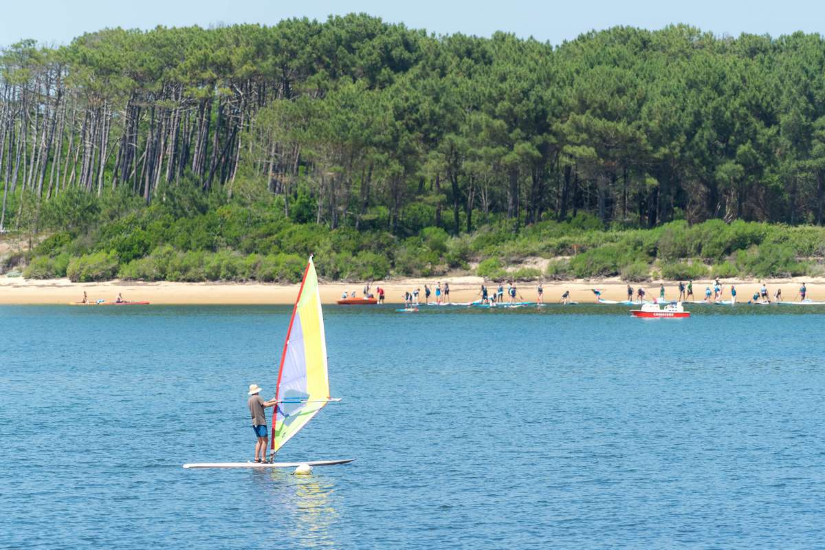 Plage du Lac Marin La Sauvagine à SOUSTONS | Plages Landes