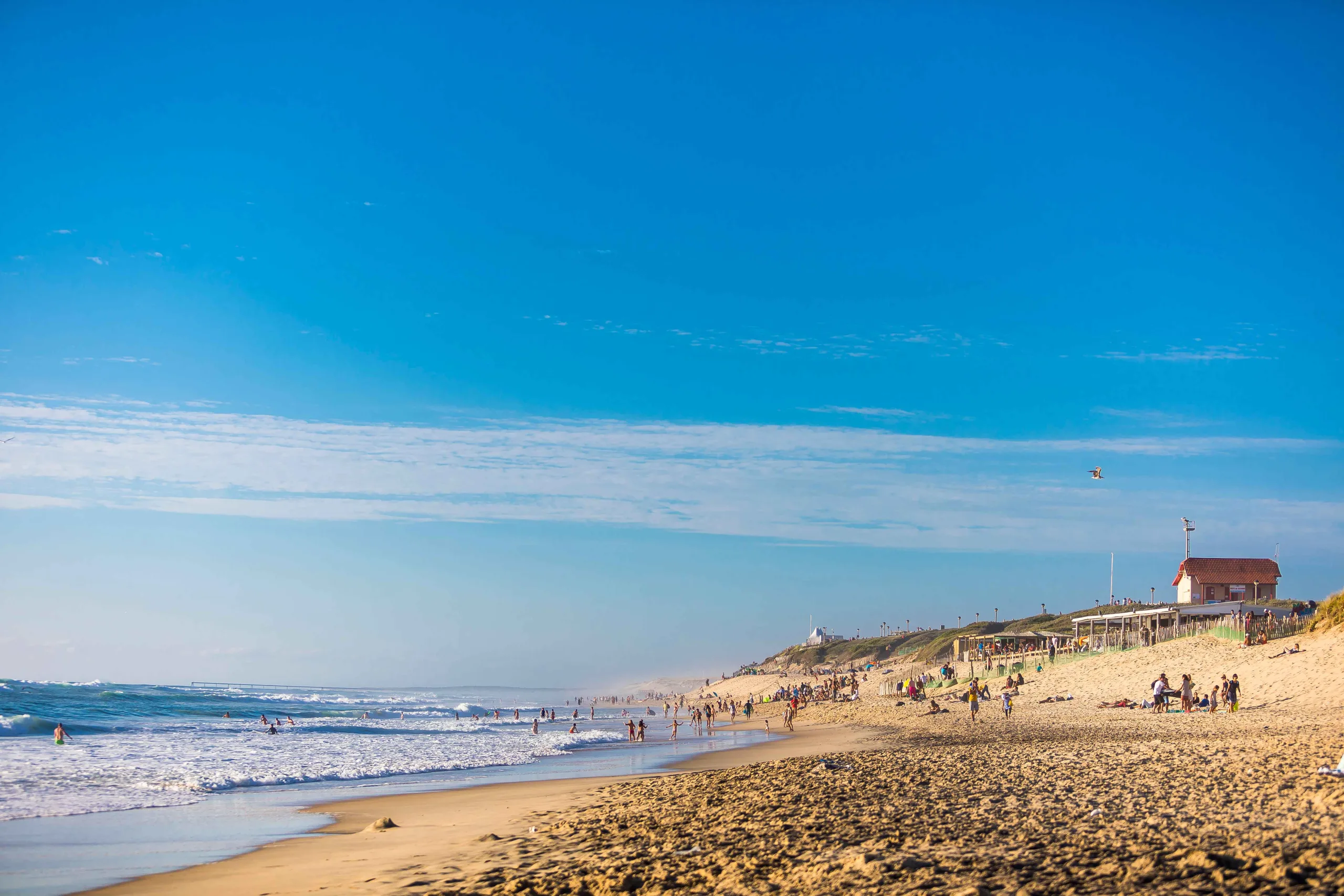 Webcams de la plage Centrale de Biscarrosse | Plages Landes